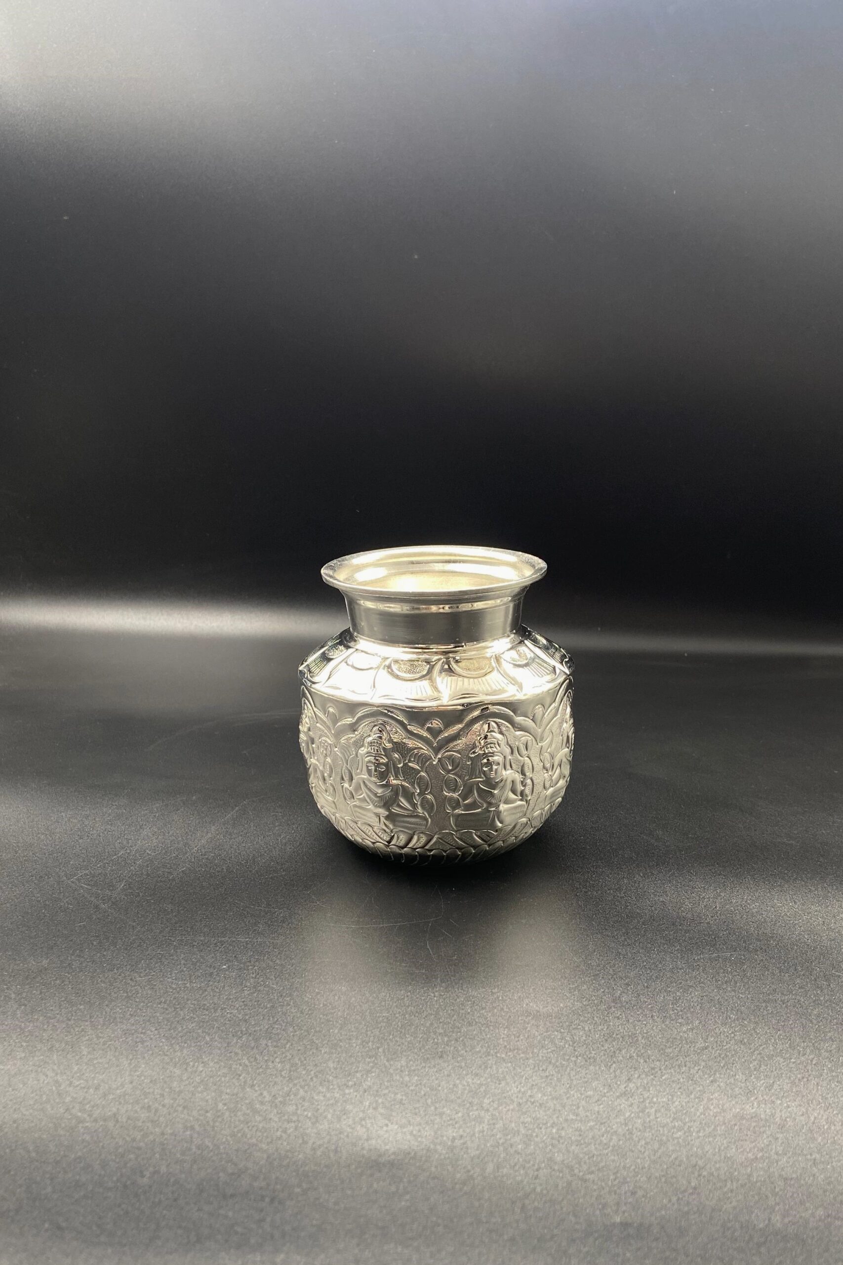 German Silver Ashtalakshmi Kalash Small – Silver Magic